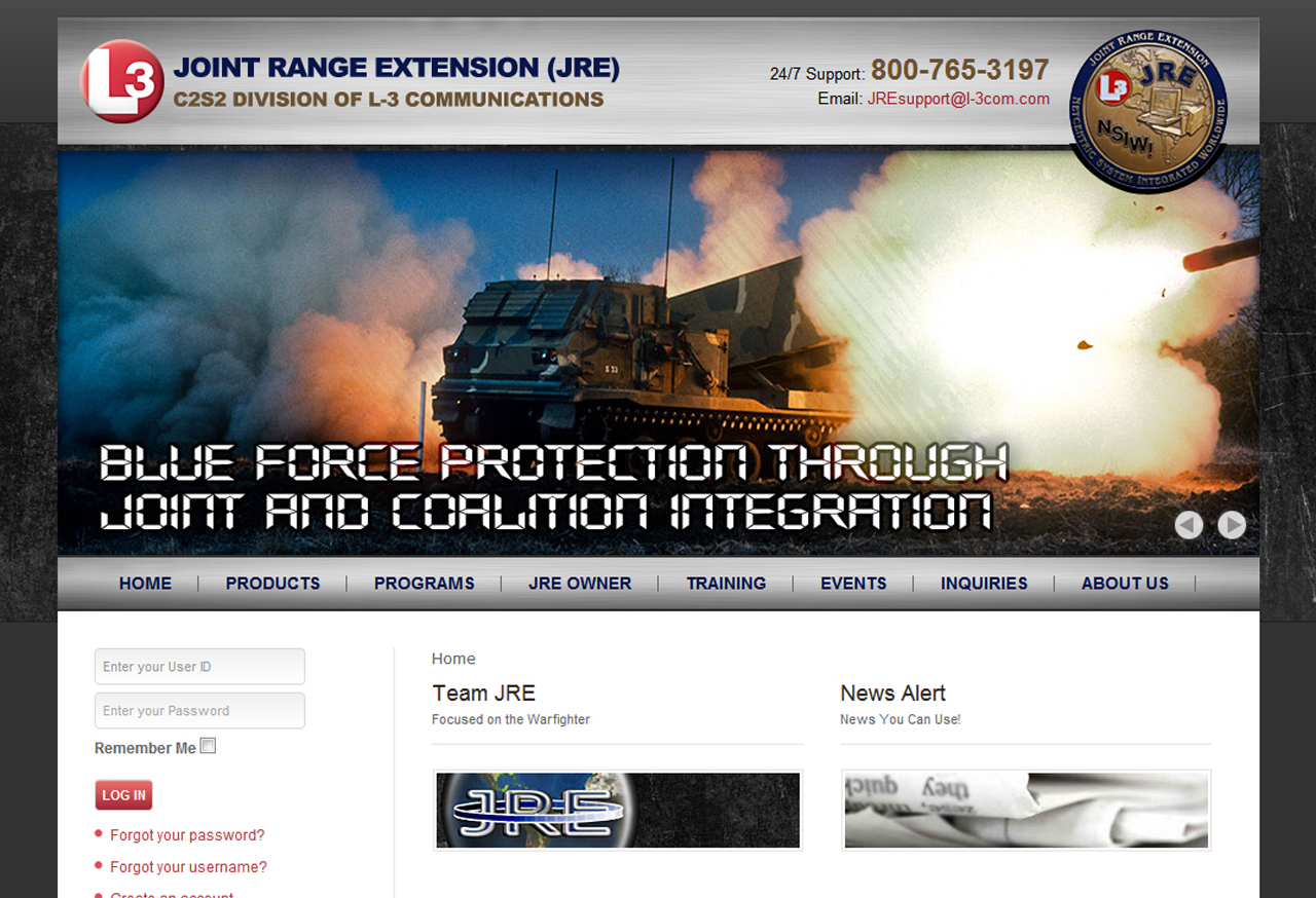 Defense and Aerospace Web Design